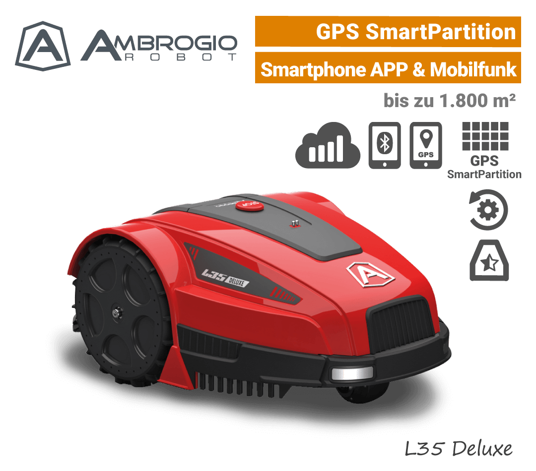 NEU 2020: Ambrogio Mähroboter & Rasenroboter mit GPS | Kaufen!