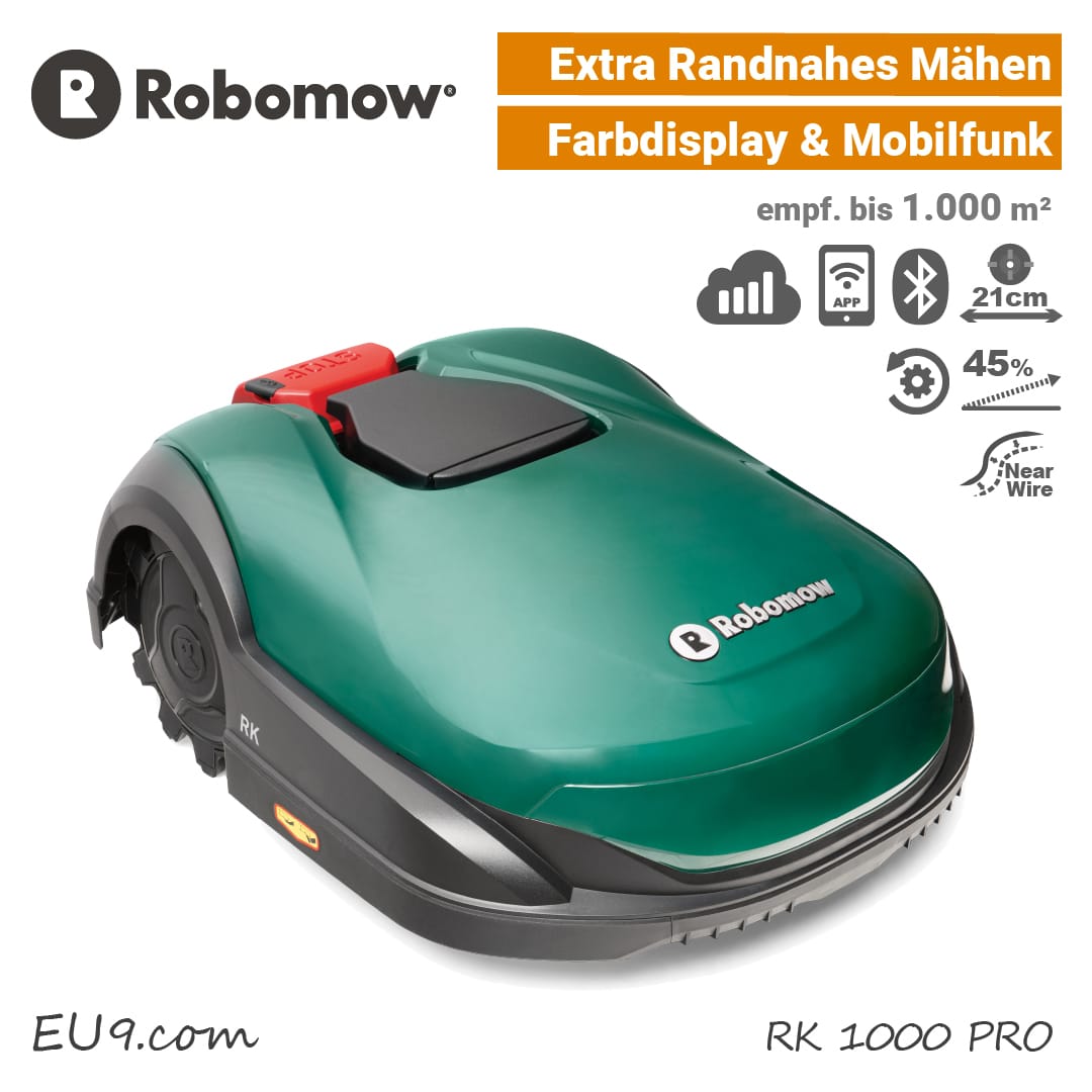 NEU 2022: Robomow RK1000 PRO Mähroboter | Jetzt kaufen!