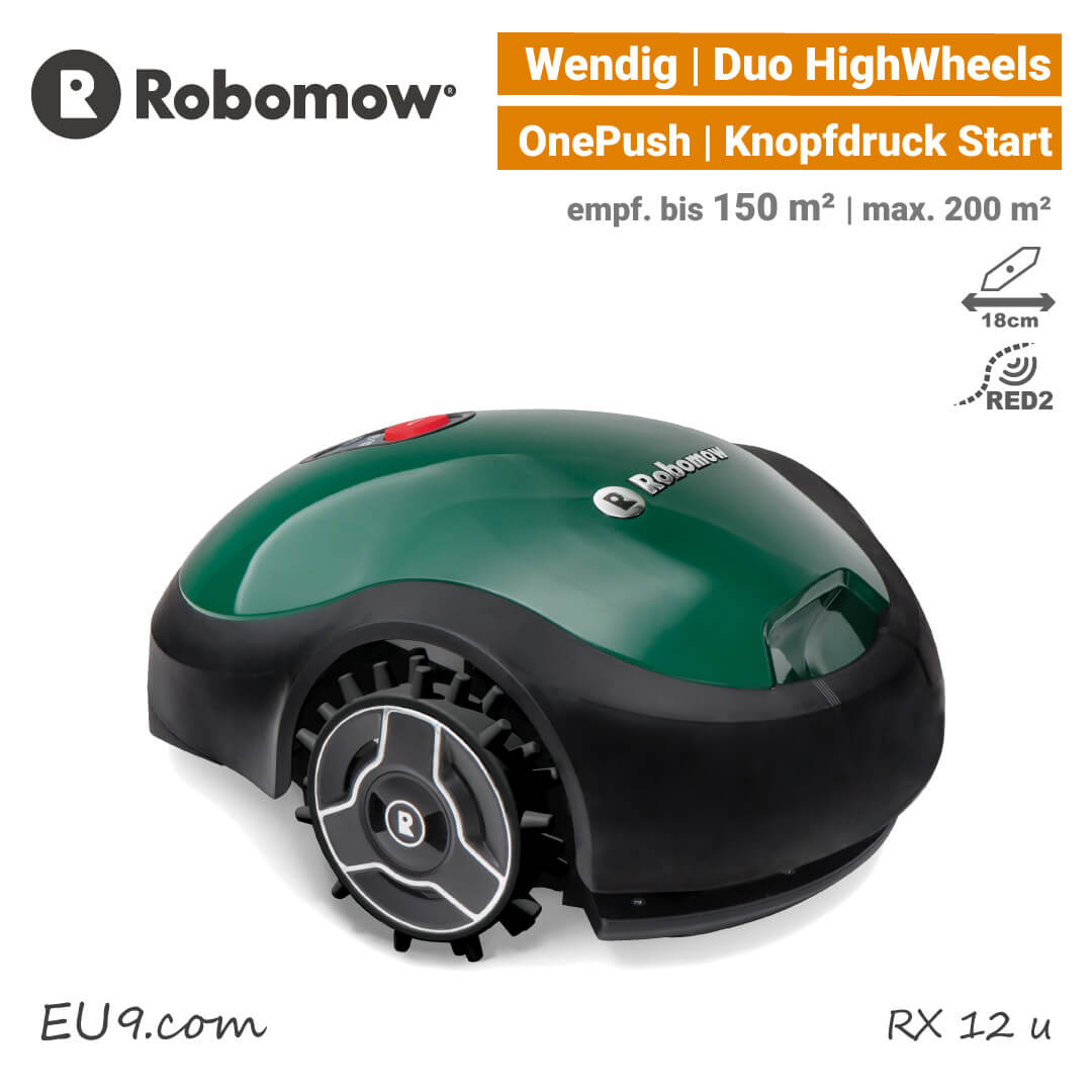 NEU 2020: Robomow RX12 u Mini-Mähroboter | Jetzt günstig kaufen!