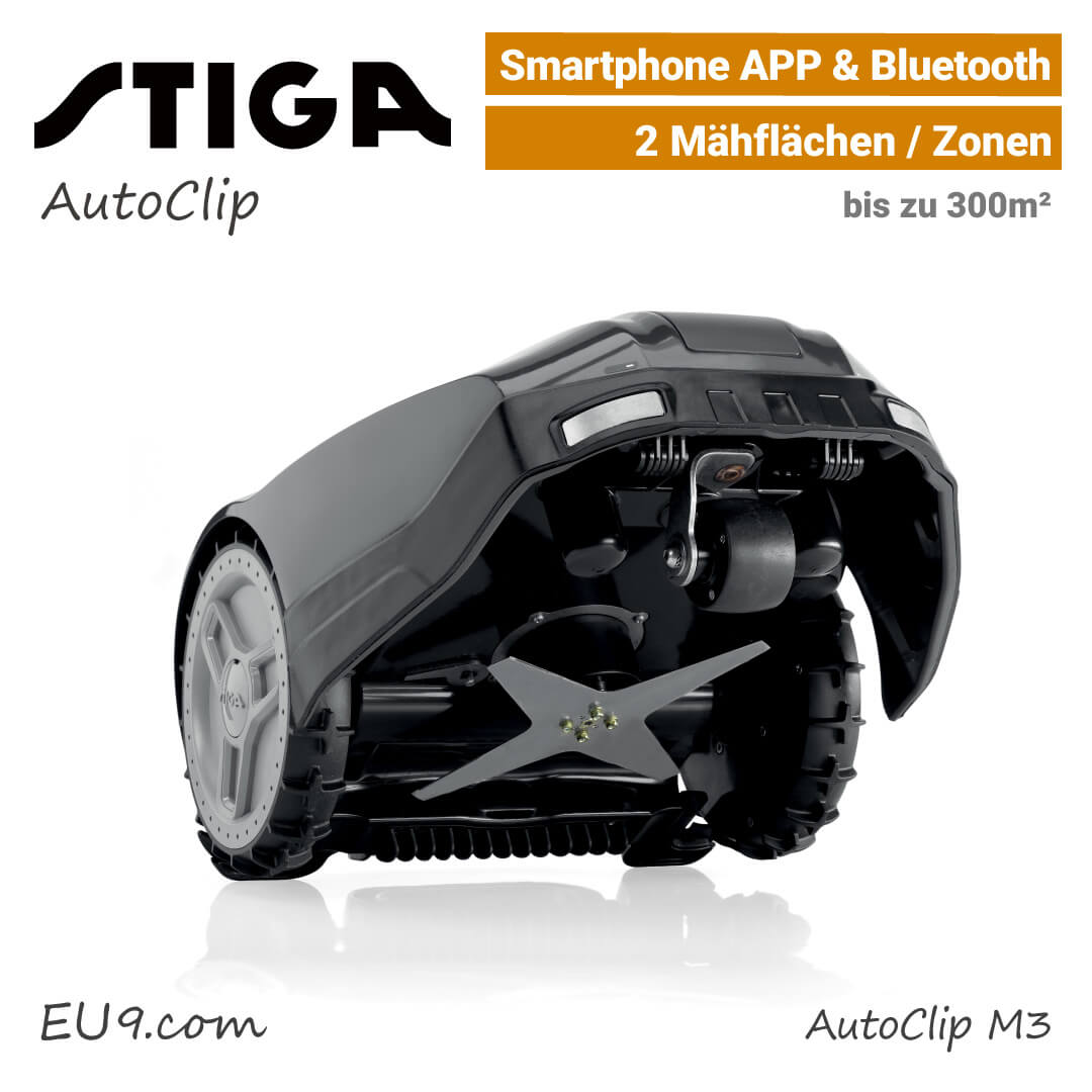 NEU 2020: Stiga AutoClip M3 Mähroboter | Günstig bei EU9.com kaufen!