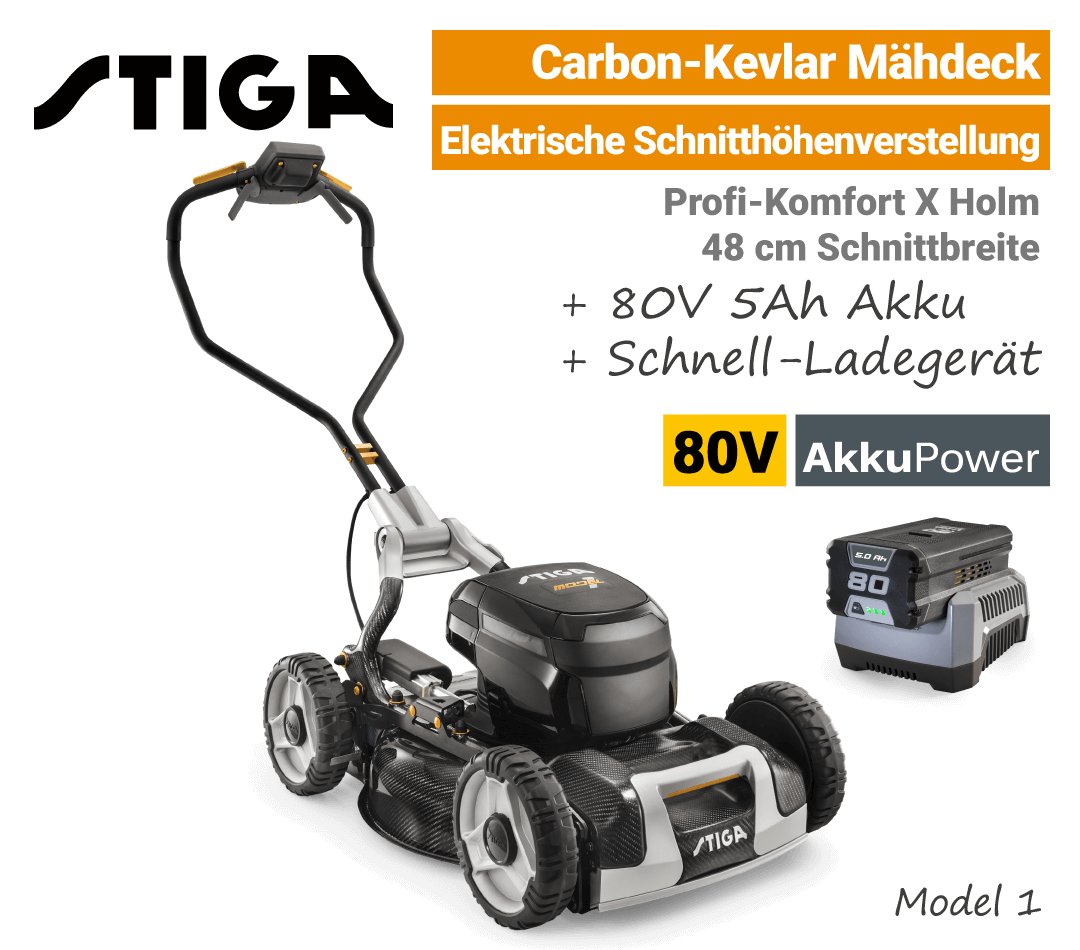 NEU 2019: Stiga 80V Akku-Rasenmäher & Gartengeräte | Kaufen