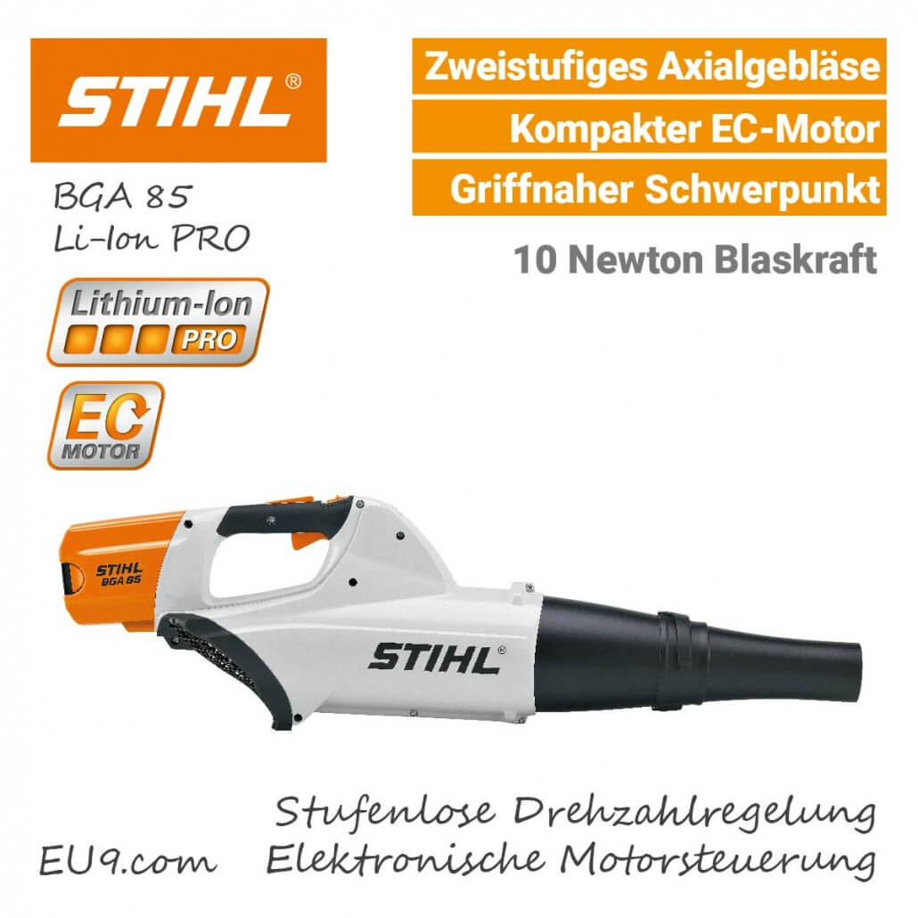 STIHL BGA 85 Akku-Laubbläser Li-Ion PRO | bei EU9 kaufen!