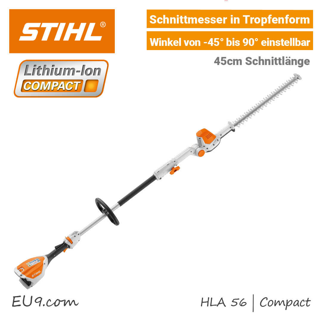 NEU 2020: STIHL HLA 56 Akku-Heckenschneider Compact