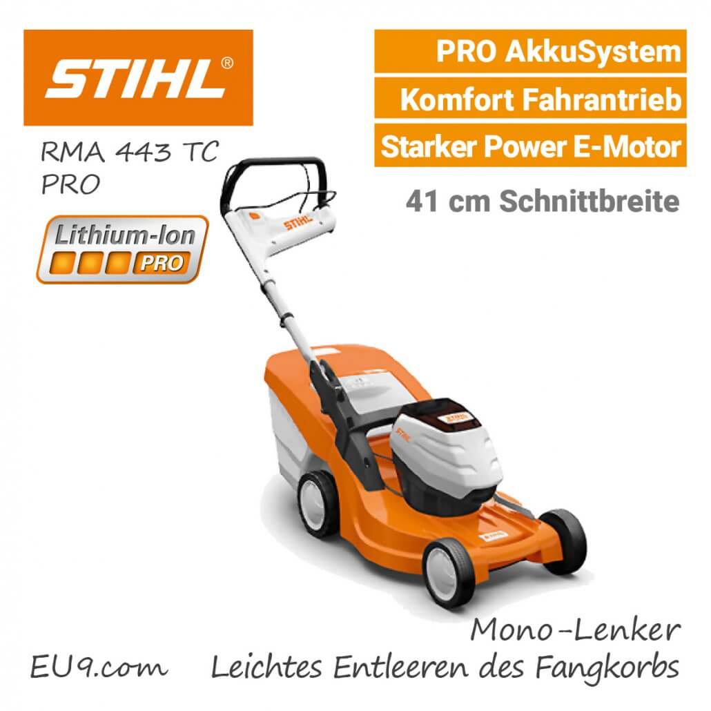 STIHL Messer SET mit Messerhalter für RMA 443 Serie | kaufen!